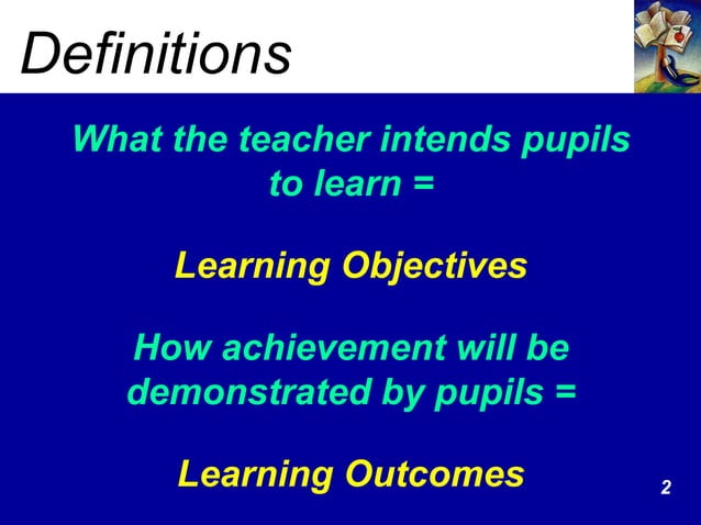 T&L Developing Objective Led Lessons | PPT