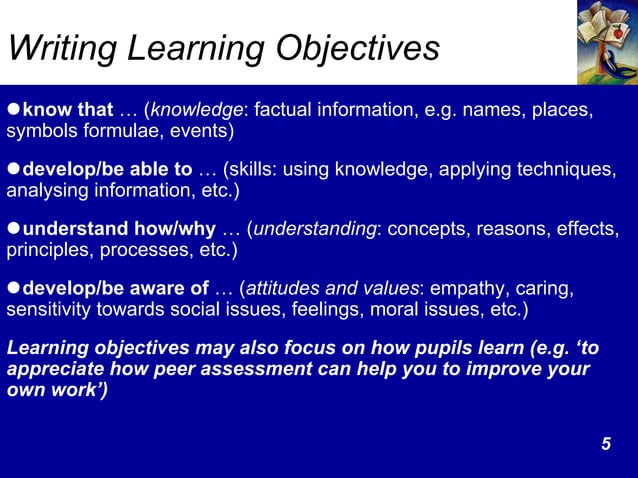 T&L Developing Objective Led Lessons | PPT
