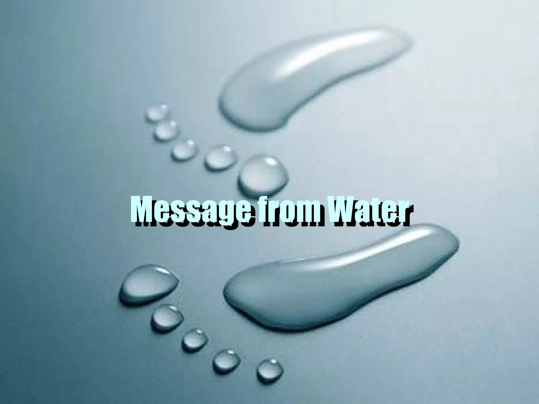 Tao Living - Message from Water | PPT