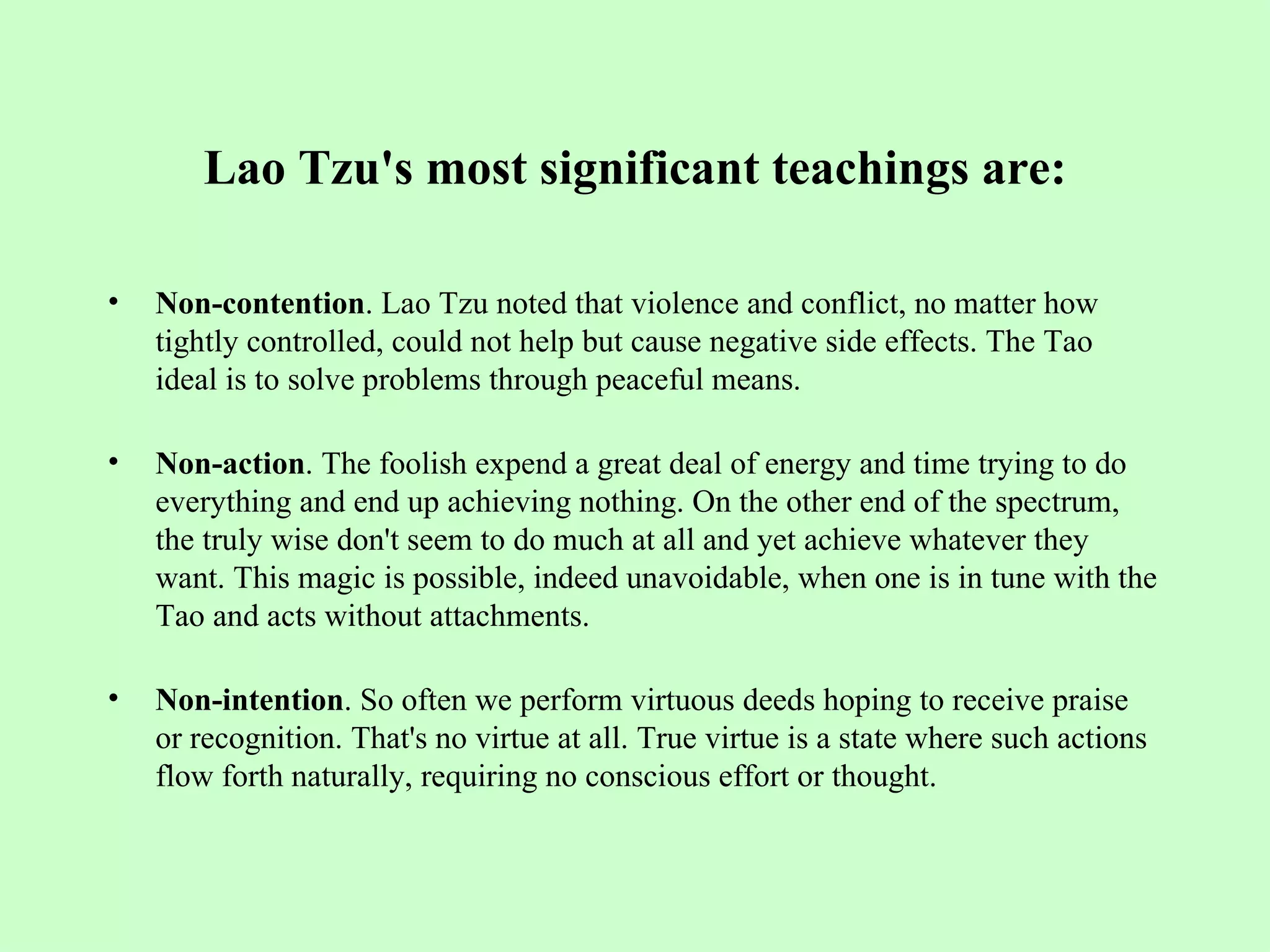 Tao Living - Origins | PPT