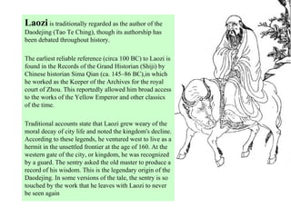 Tao Living - Origins | PPT