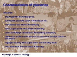 T&L Plenaries | PPT