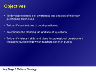 T&L Questioning | PPT