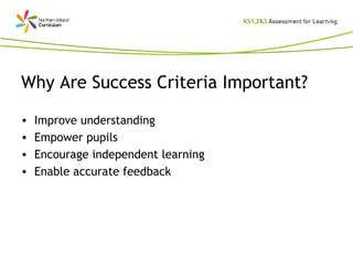 T&L Success Criteria | PPT