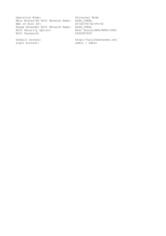 Tl wa850 re-config | TXT