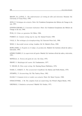Arte y Tecnica del Guión 1 | PDF