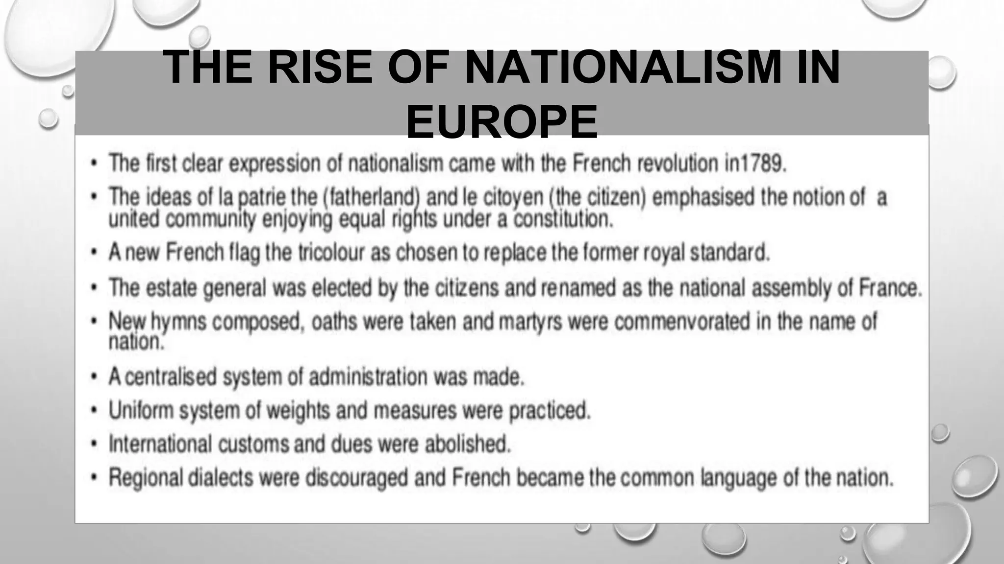 Class 10 chapter_1_thr_rise_of_nationalism_in_europe | PPTX | Politics