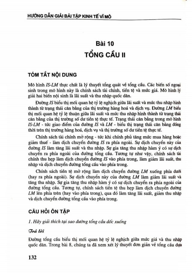 huong dan giai bai tap kinh te vĩ mô phan 2 | PDF
