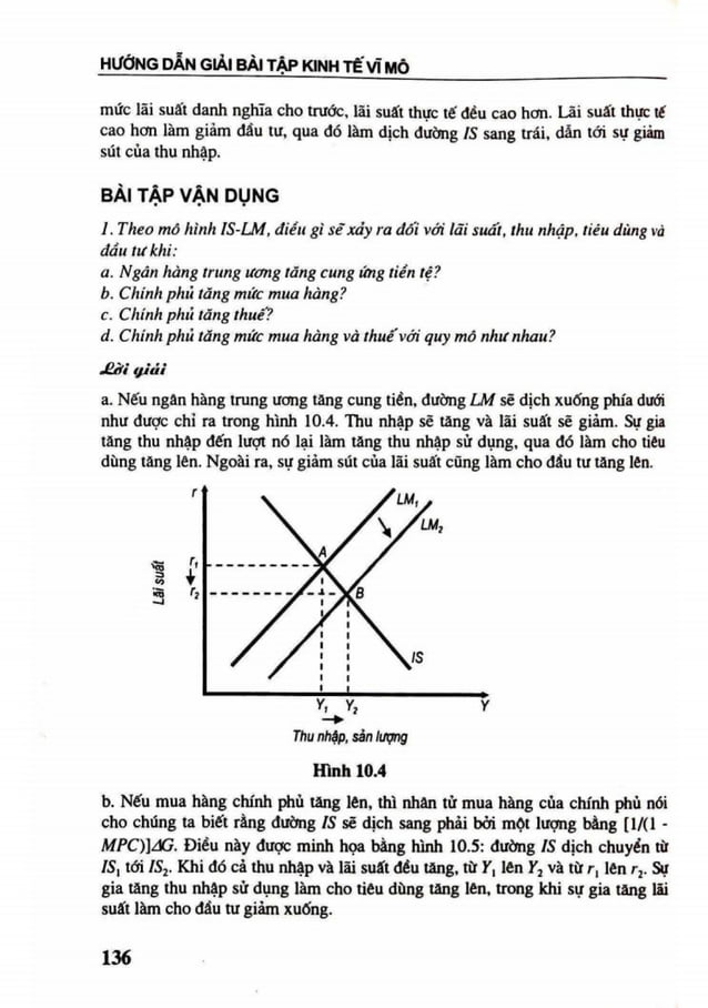 huong dan giai bai tap kinh te vĩ mô phan 2 | PDF