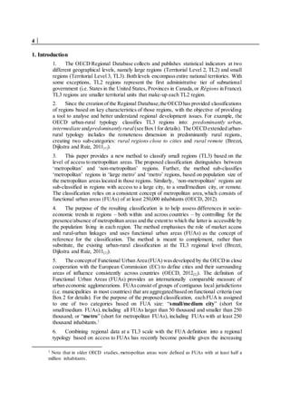 Classifying small (TL3) regions based on metropolitan population, low ...