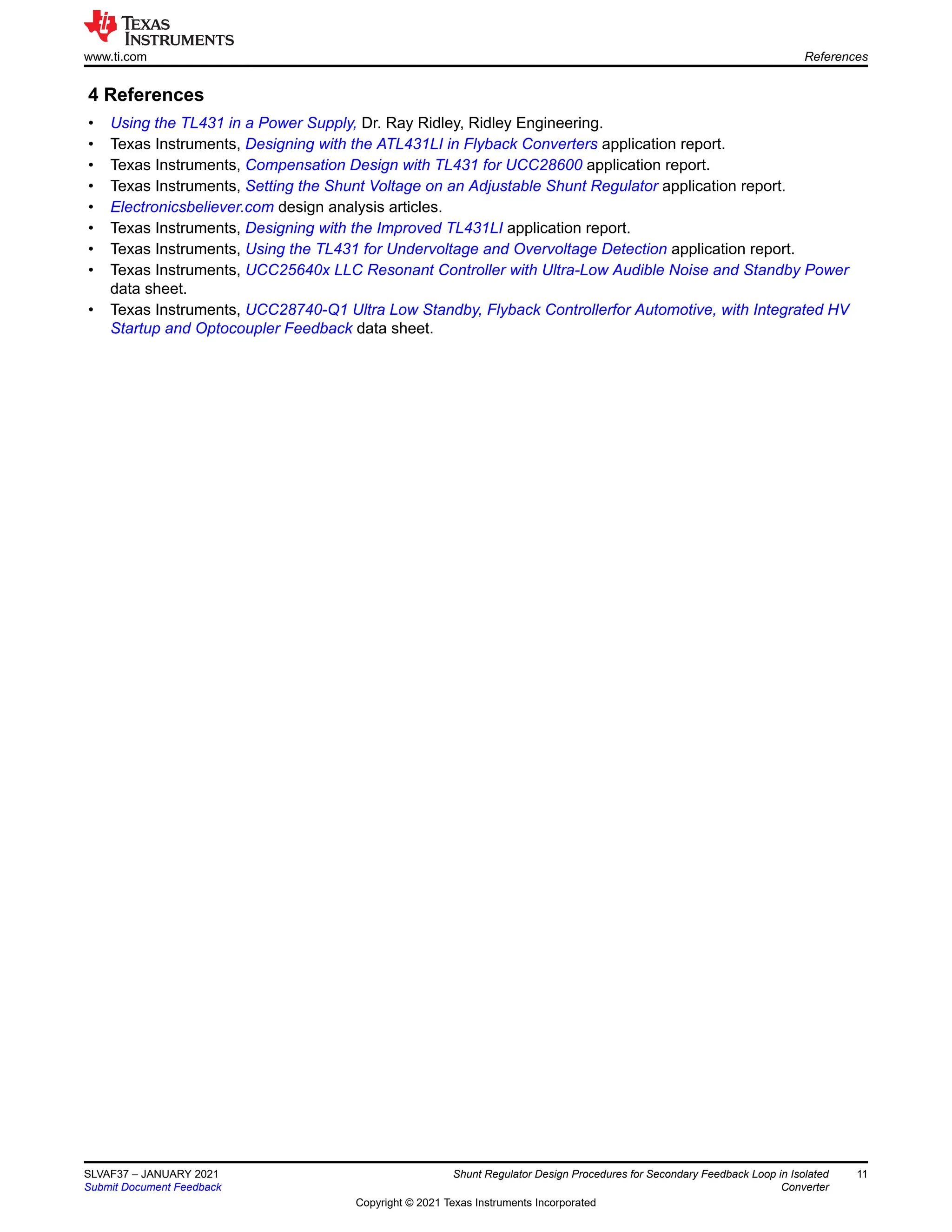 TL431 - Shunt Regulator Design Procedures for Secondary.pdf