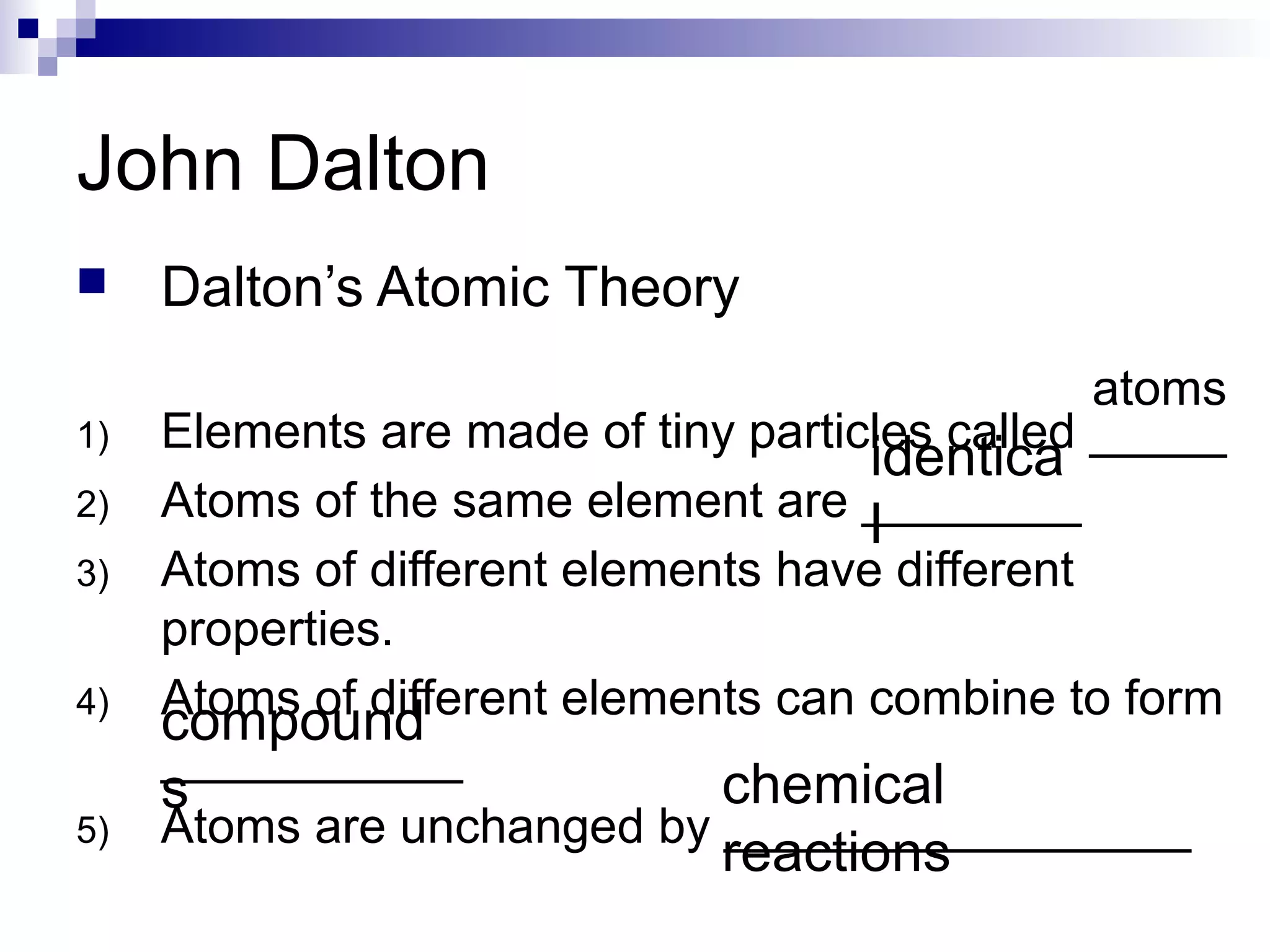 History of Atomic Structure | PPT