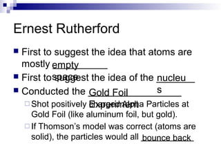 History of Atomic Structure | PPT