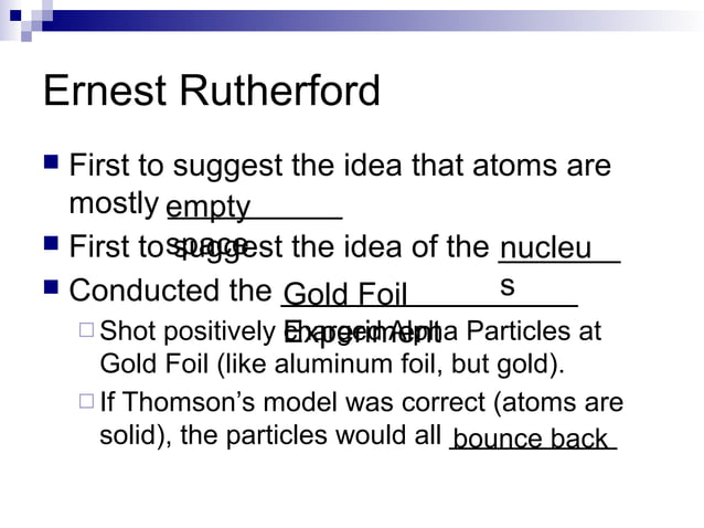 History of Atomic Structure | PPT