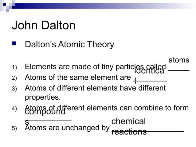 History of Atomic Structure | PPT