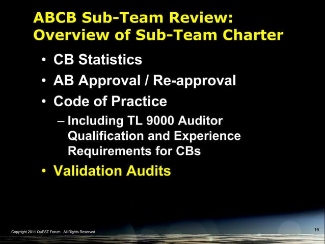 TL 9000 Measurements and Requirements Interactive Workshop | PDF
