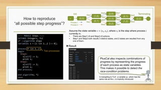 TLA+ and PlusCal / An engineer's perspective | PPTX