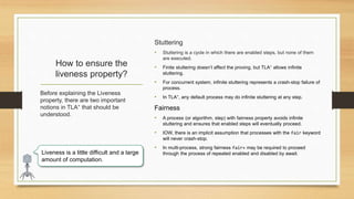 TLA+ and PlusCal / An engineer's perspective | PPTX