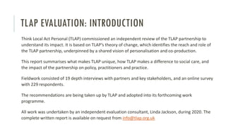 TLAP independent evaluation 2019-20 | PDF