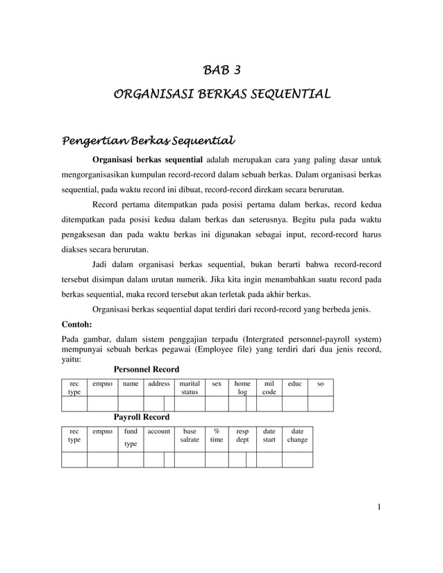 3.organisasi sequential | PDF