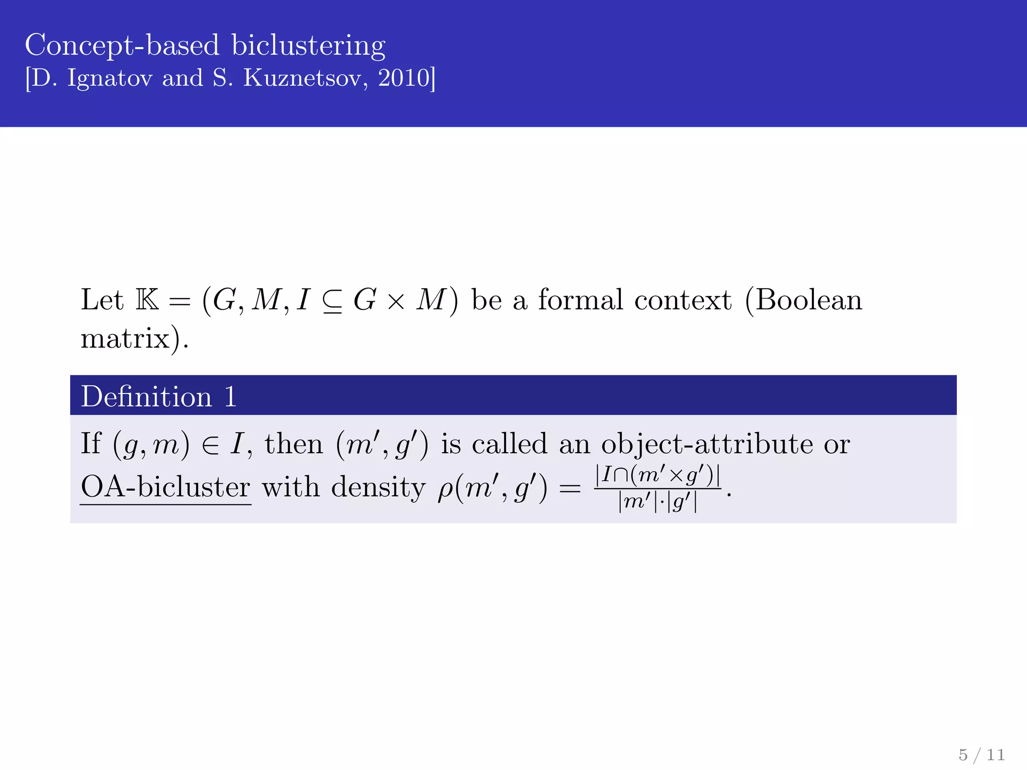 Searching For Optimal Patterns In Boolean Tensors Ppt