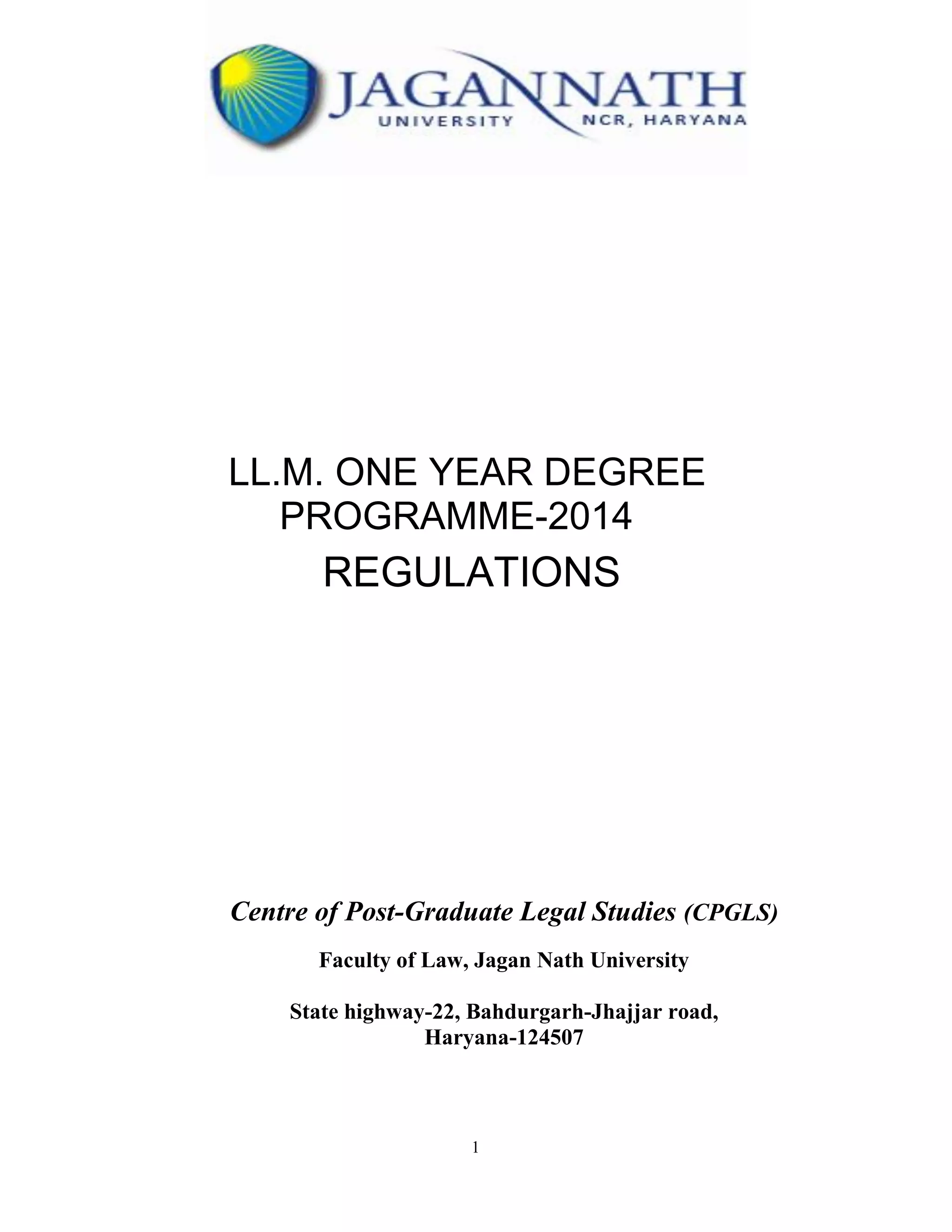 LLM Regulations | PDF