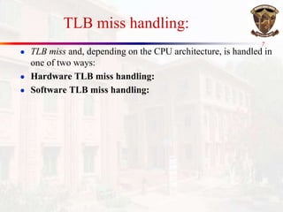 Translation Look Aside buffer | PPTX