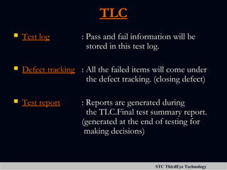 TESTING LIFE CYCLE PPT | PPT
