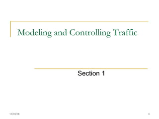 Traffic Light Control | PPT