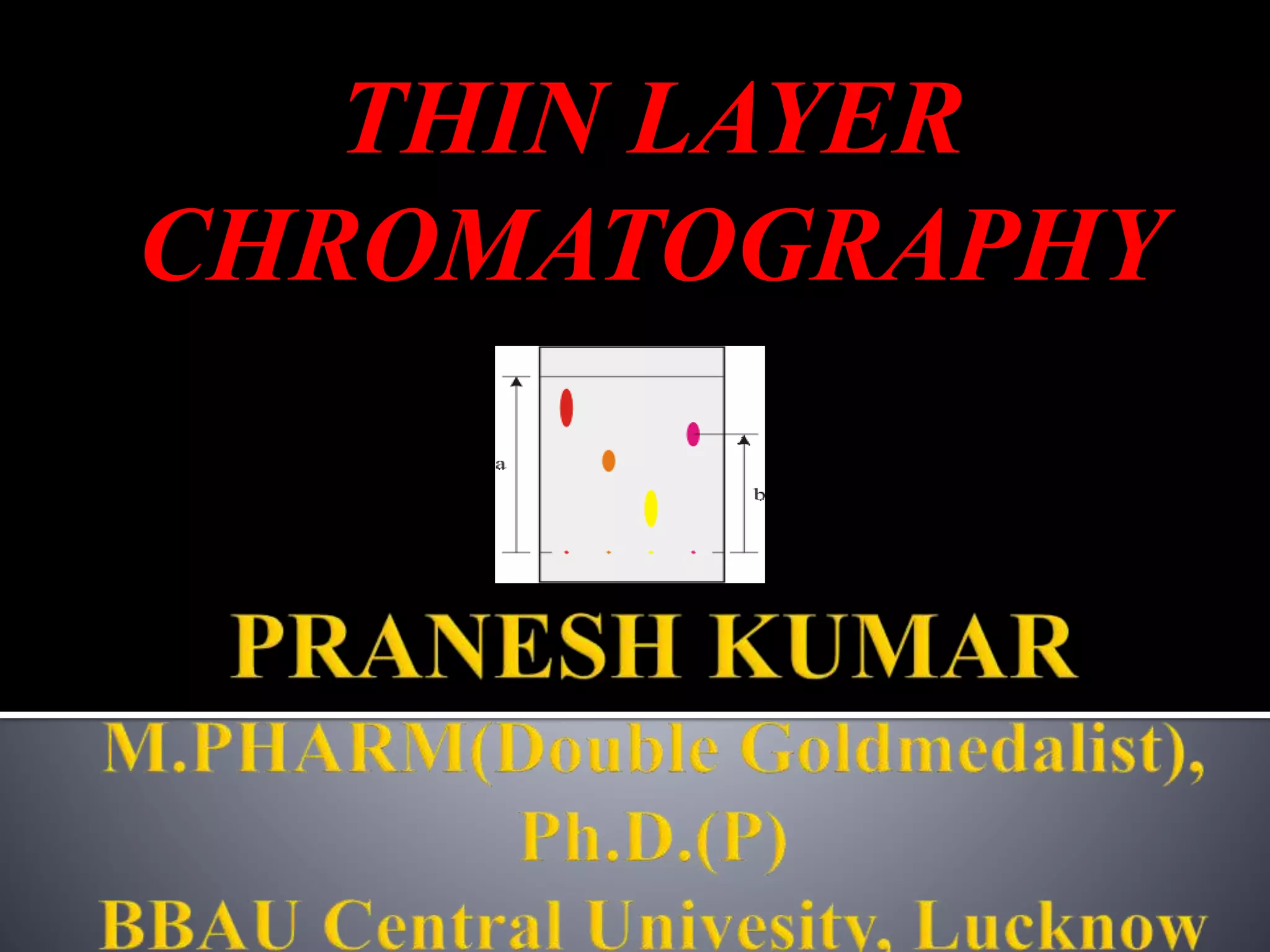 Thin Layer Chromatography | PPTX