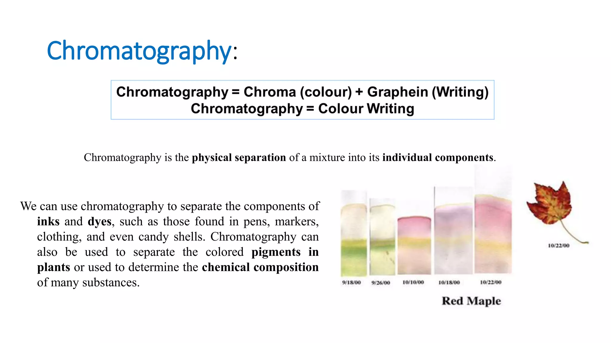 Thin-layer chromatography | PPTX