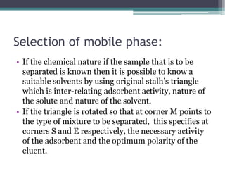 Thin layer chromatography- instrumental analysis. | PPTX