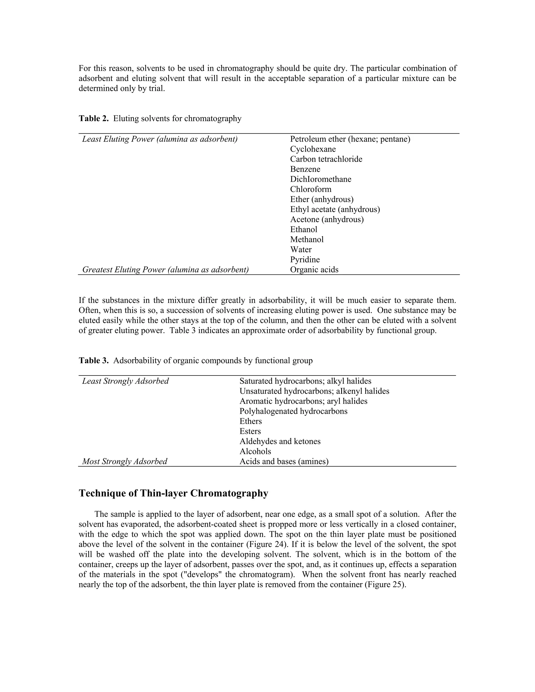 Thin layer chromatography | PDF