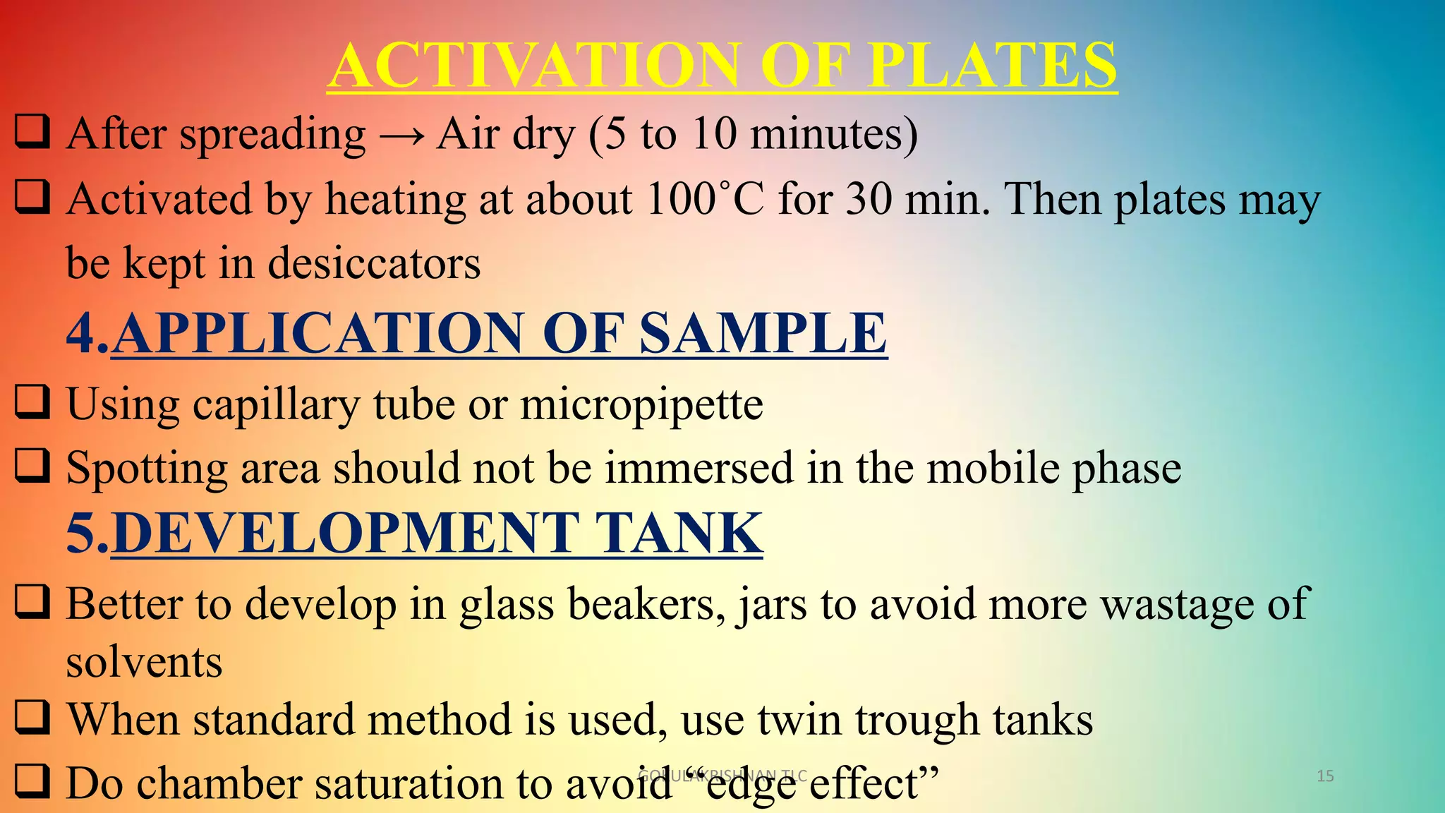 Thin layer Chromatography (TLC) | PDF