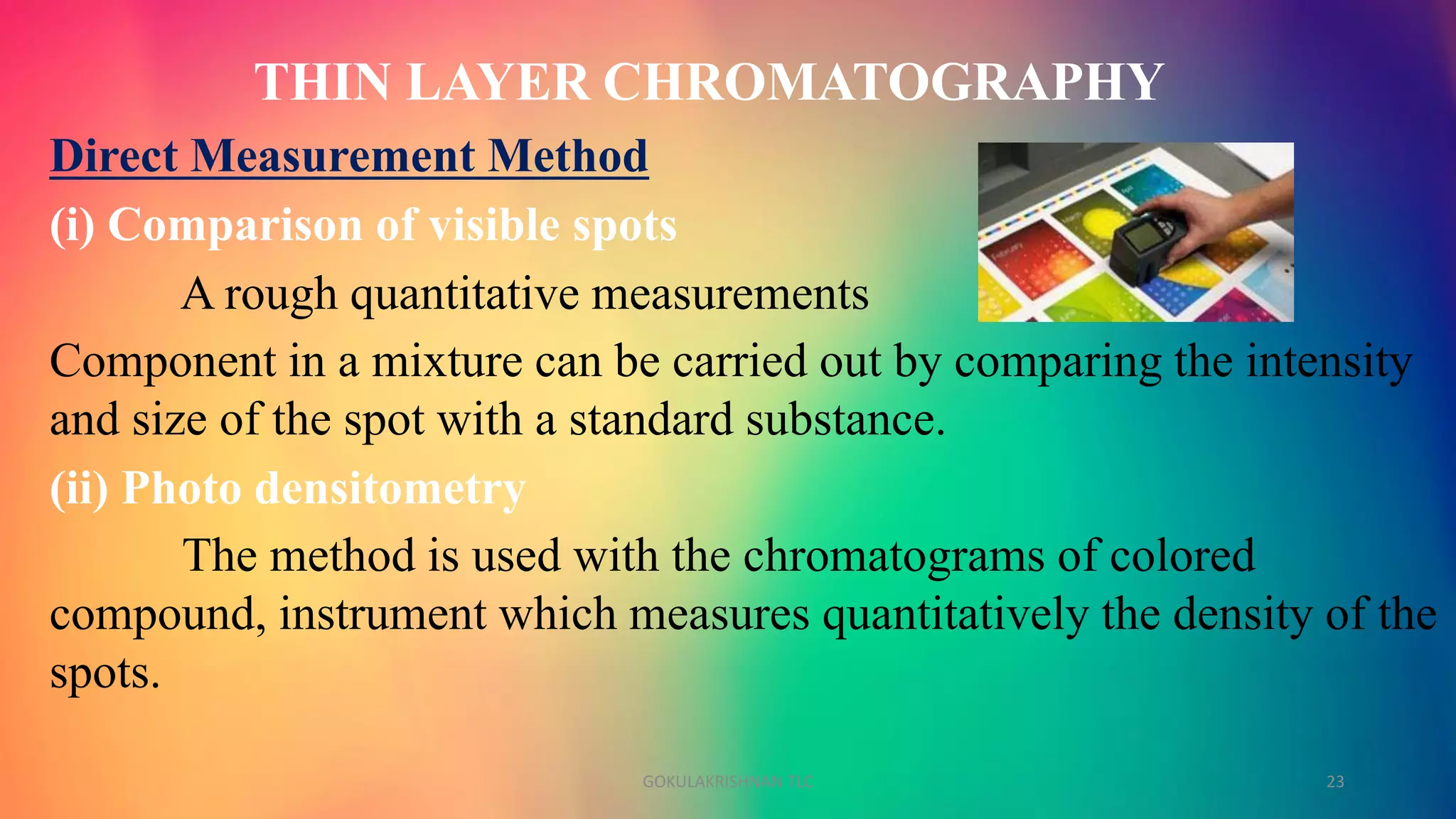 Thin layer Chromatography (TLC) | PDF