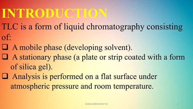 Thin layer Chromatography (TLC) | PDF | Chemistry | Science