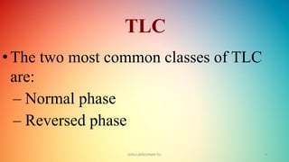 Thin layer Chromatography (TLC) | PDF