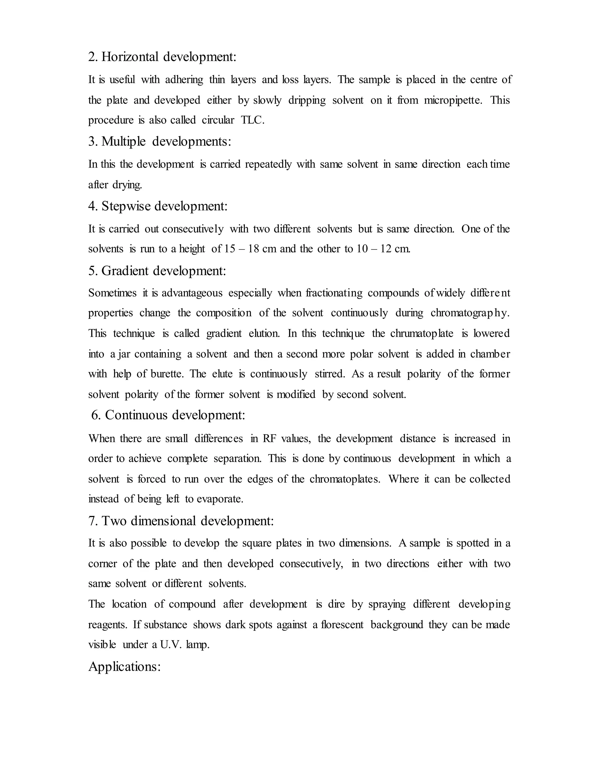 THIN LAYER CHROMATOGRAPHY | DOCX