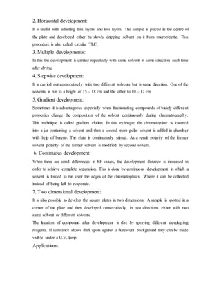 THIN LAYER CHROMATOGRAPHY | DOCX