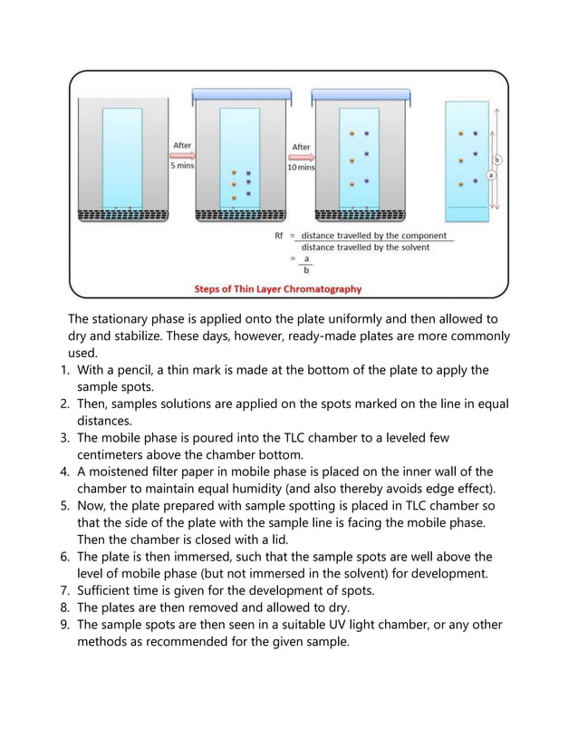 Thin layer chromatography | PDF