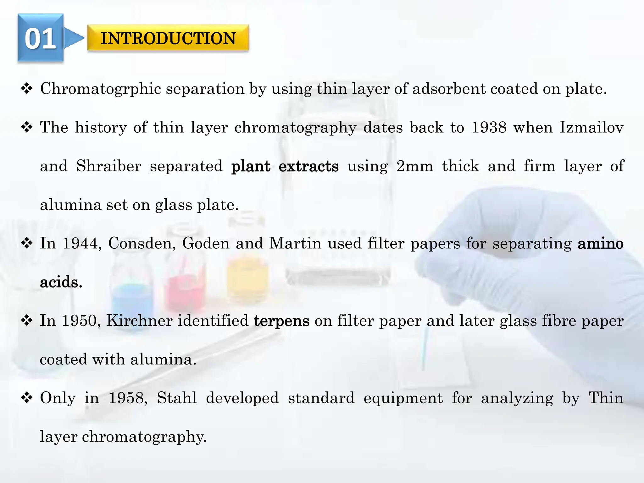 Thin layer chromatography by Mr. Vinayak Bodhankar | PDF