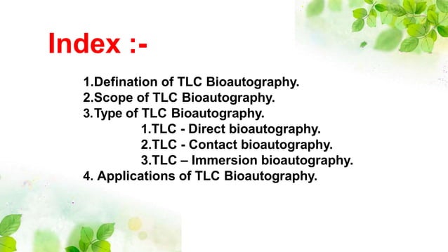 TLC-bioautograpy.pptx | Chemistry | Science
