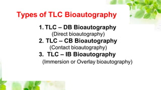 TLC-bioautograpy.pptx | Chemistry | Science