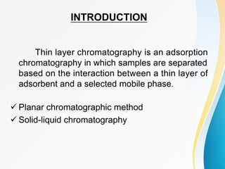 TLC-pdf thin laye chromatography in analysis | PDF