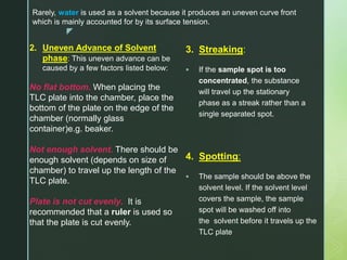 Thin Layer Chromatography | PPTX