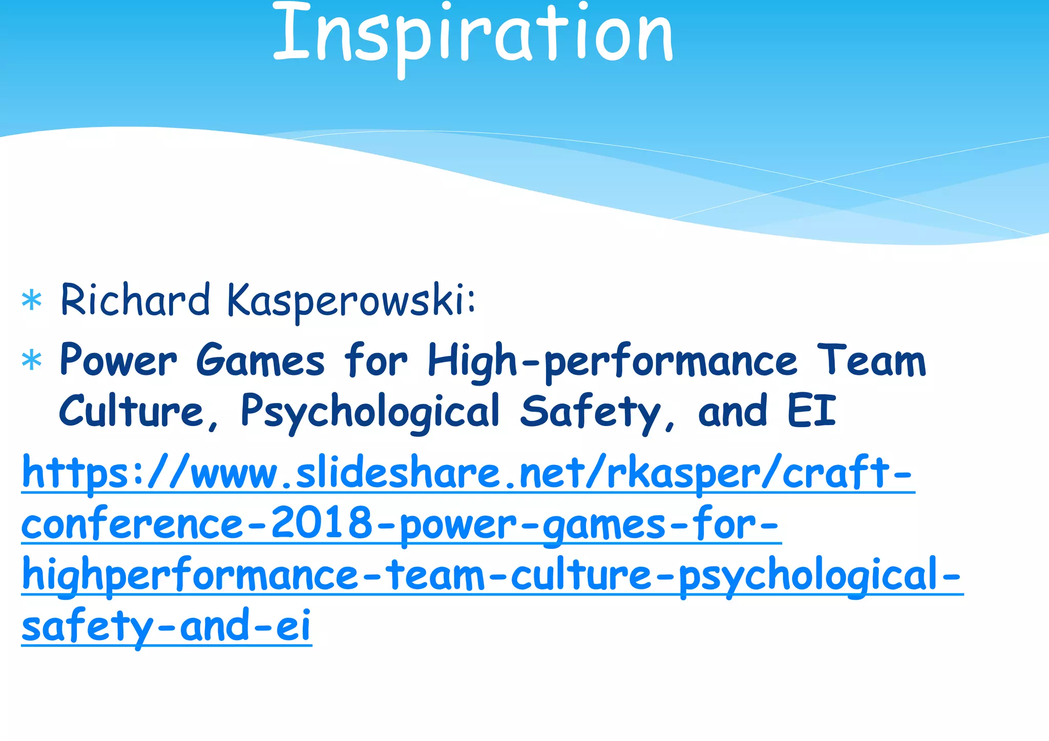 TLC2018 Gitte Klitgaard: Experience Hierarchy (Workshop) | PPT | Free ...