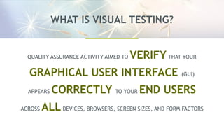 TLC2018 Justin Ison: Delivering Flawless UI - Challenges and Solutions | PPT