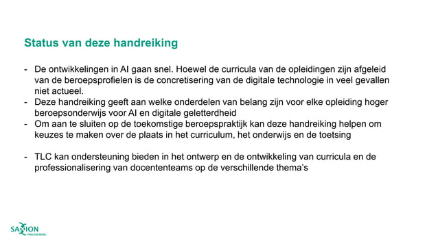 Strijker 2024-07-16 Leerlijnen generatieve AI en digitale geletterdheid.pptx | Artificial ...