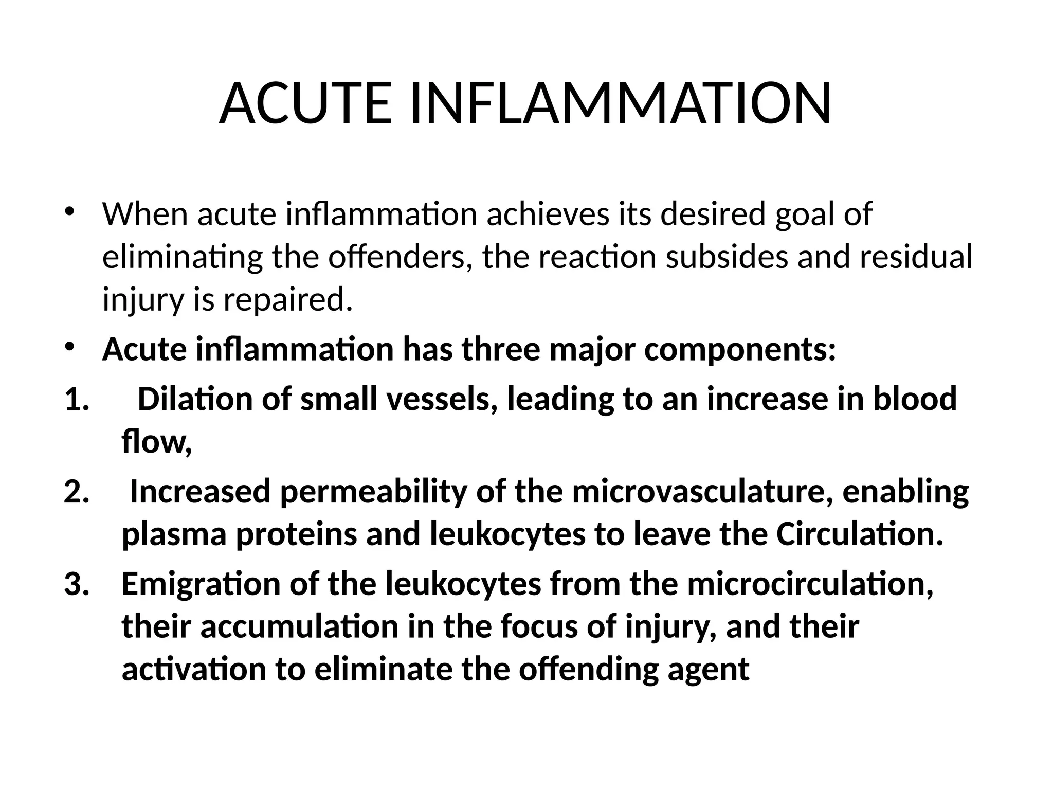 Acute and Chronic inflammation from Robins Basic pathology | PPTX
