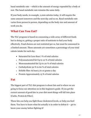 TLC Diet Secrets | PDF